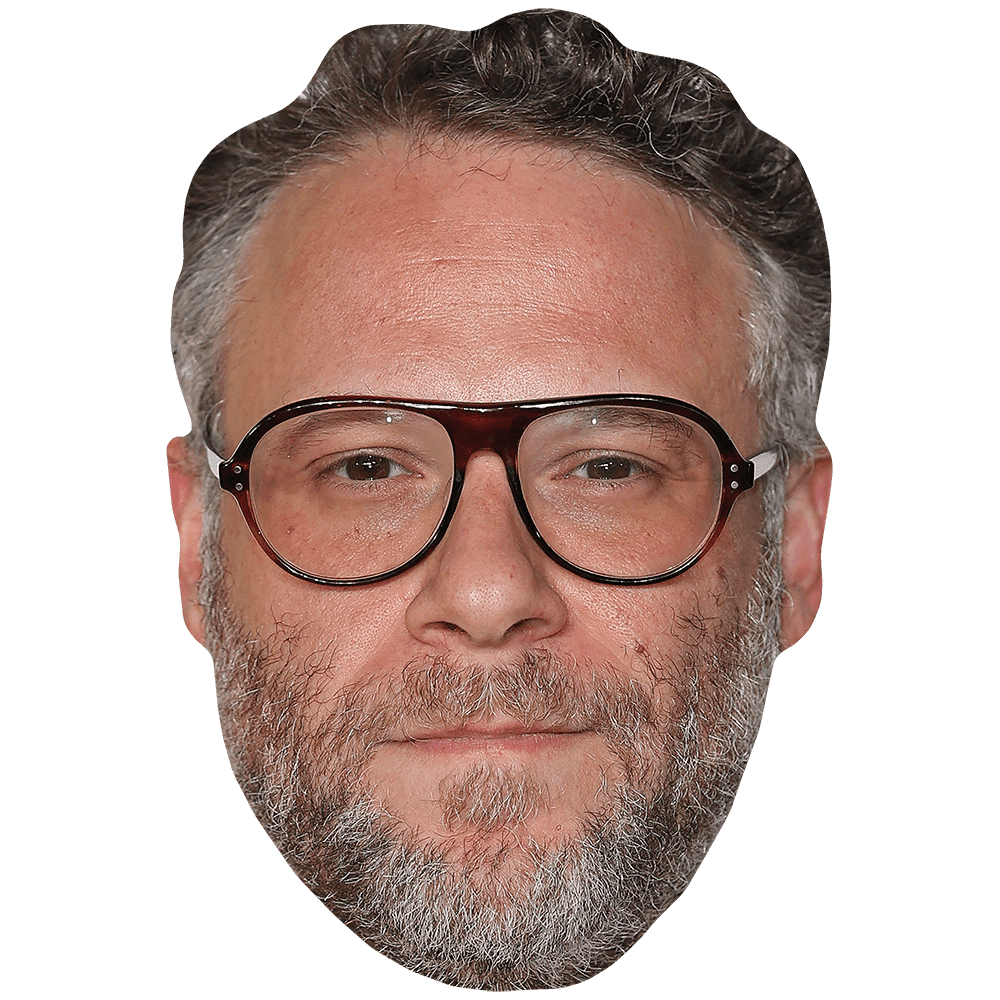 Seth Rogen (Beard) Big Head. Larger than life mask. - Walmart.com