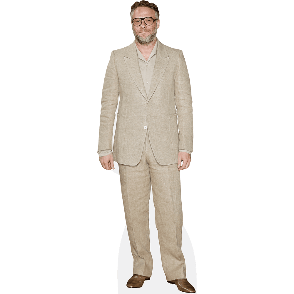 Seth Rogen (Beige Suit) Life Size Cutout. Standee. - Walmart.com