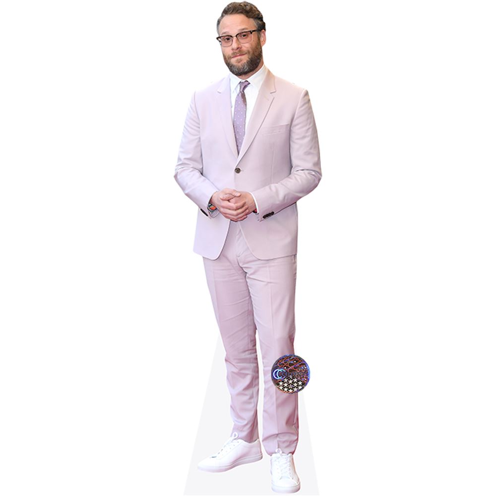 Seth Rogen (Pink Suit) Mini Cardboard Cutout Standee - Walmart.com