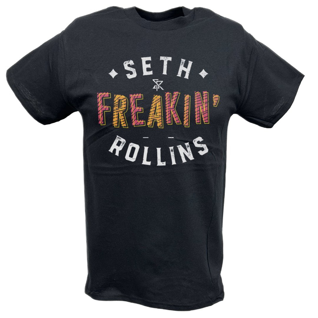 Seth Rollins Freakin Logo Black T-shirt - Walmart.com
