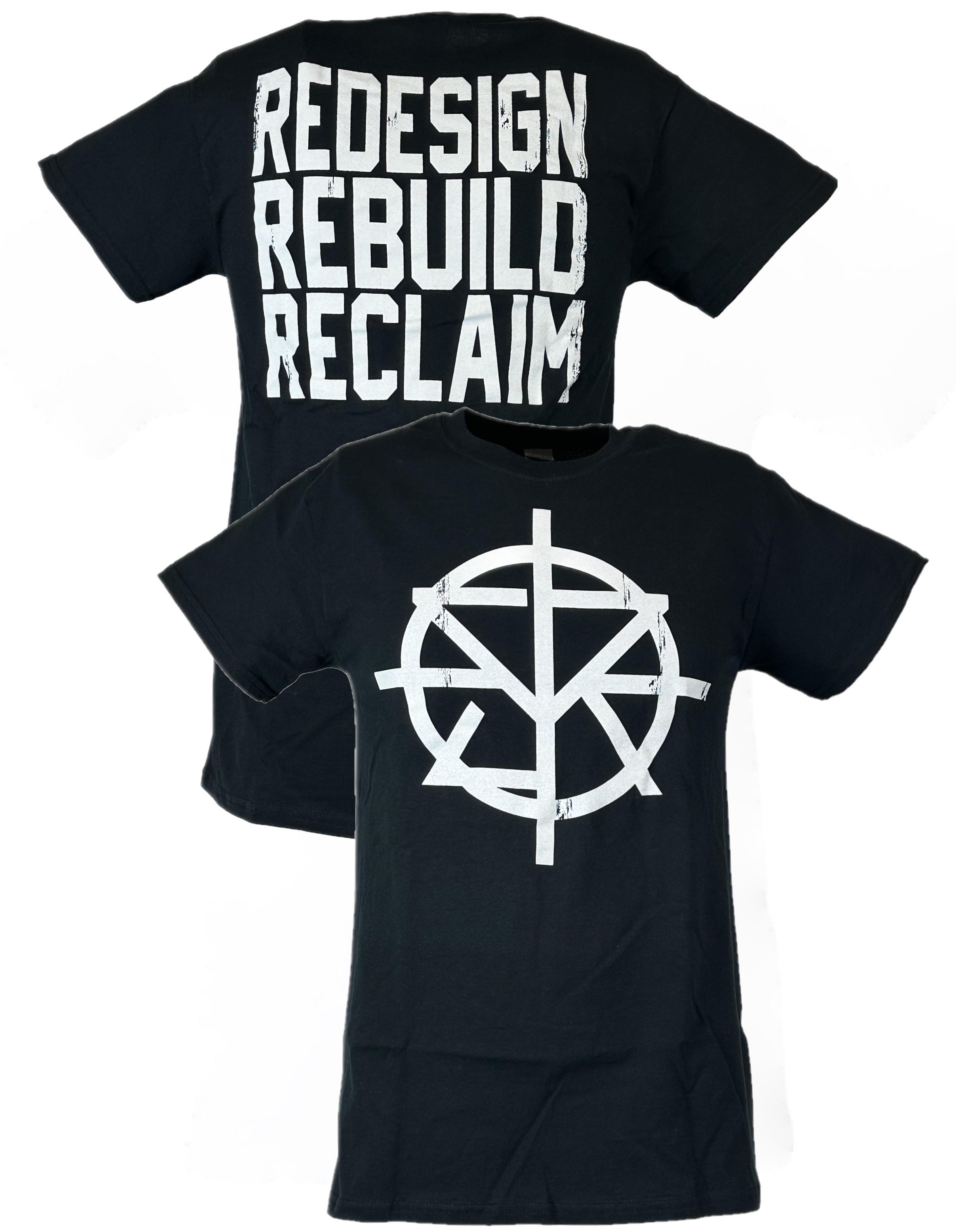 WWE Seth Rollins Redesign Rebuild Reclaim Mens Wrestling Tee, Black ...