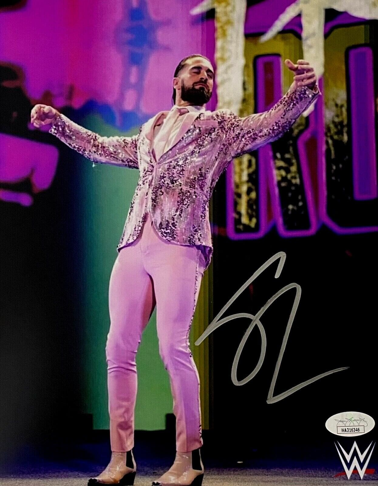 Seth Rollins Signed Autographed 8x10 Photo JSA Authenticated #2 ...
