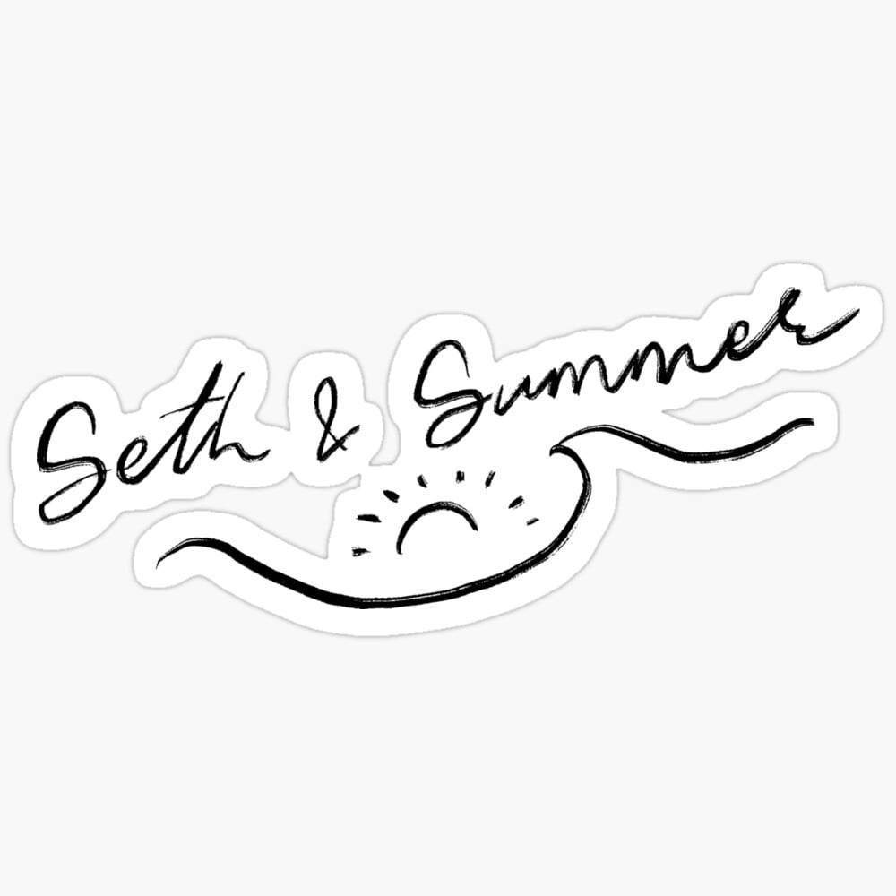 Seth & Summer Oc Sticker Phone Decal Water Bottle Stickers Car Decals ...