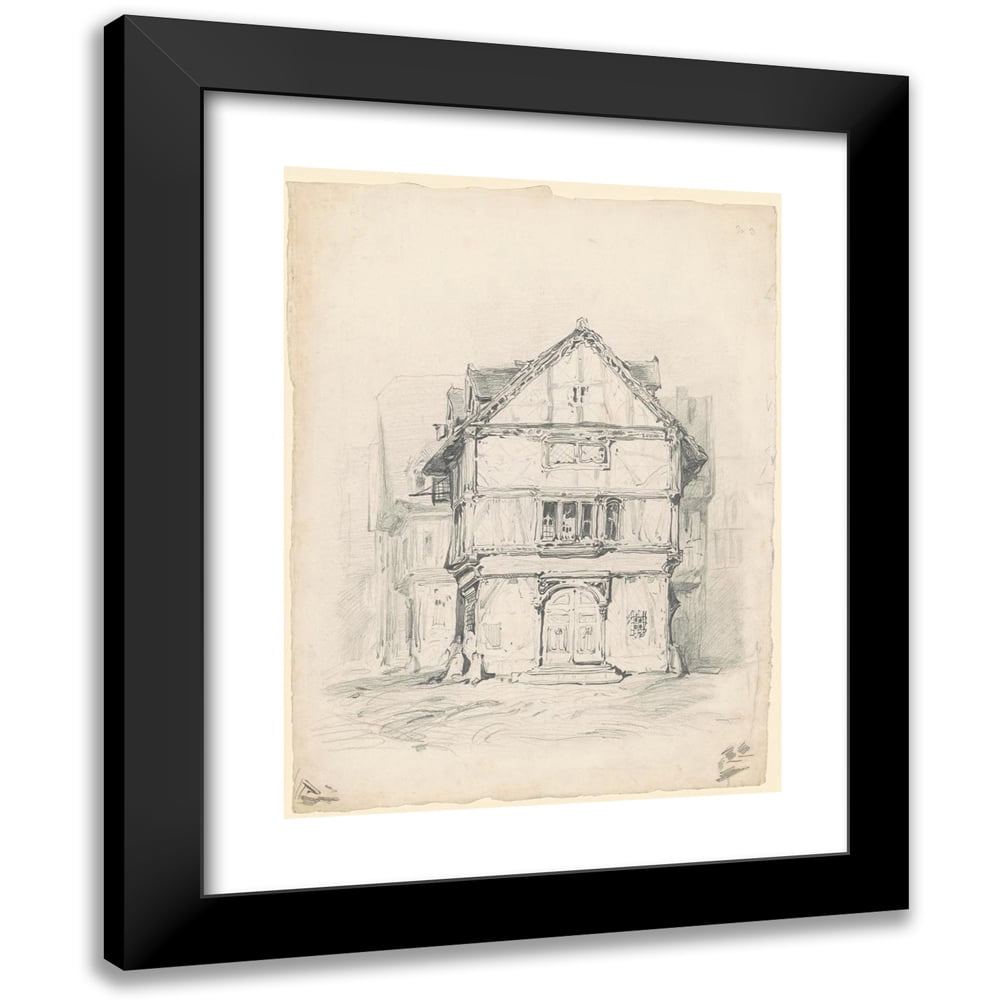 Seth Wells Cheney 14x18 Black Modern Framed Museum Art Print Titled ...