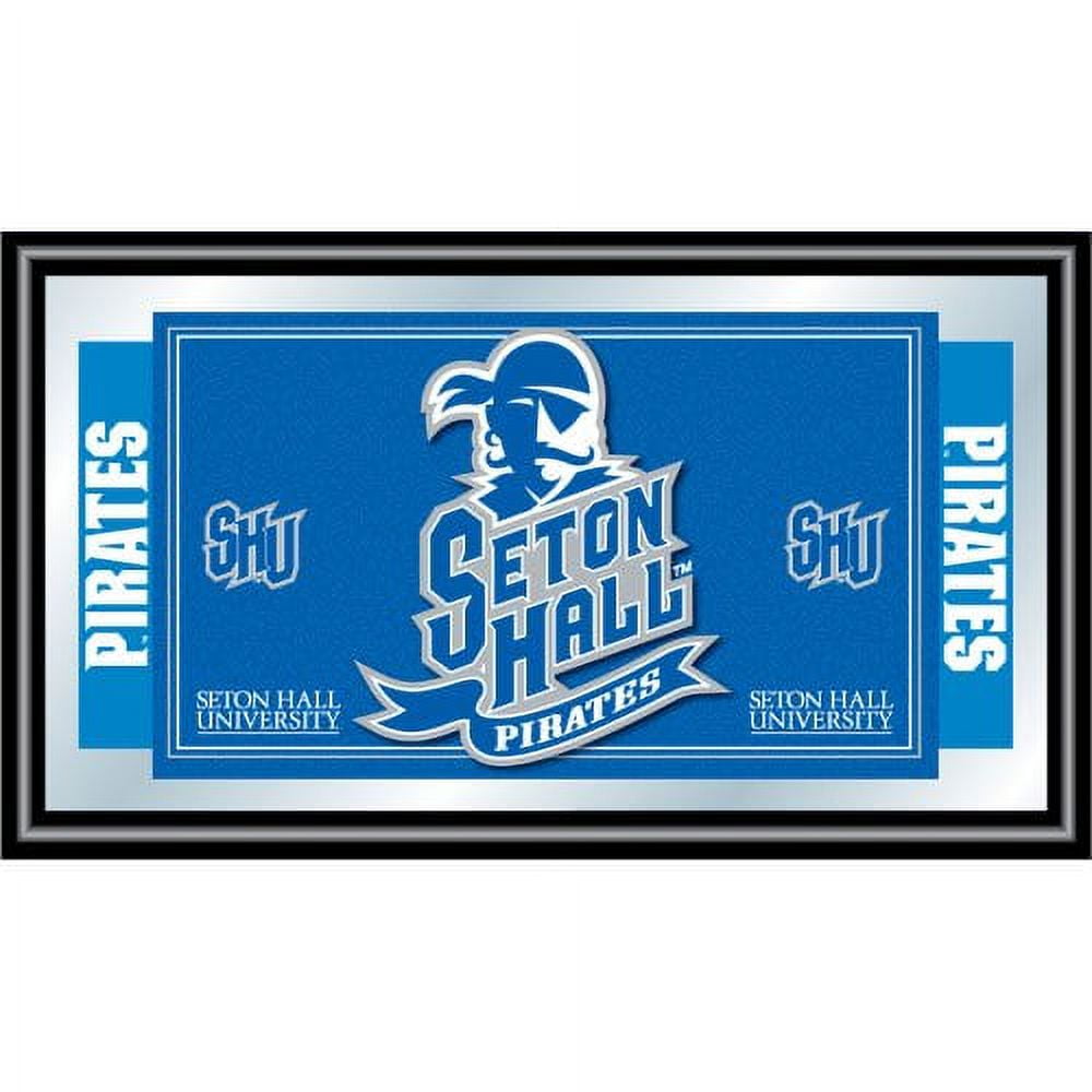 Seton Hall University Logo and Mascot Framed Mirror - Walmart.com