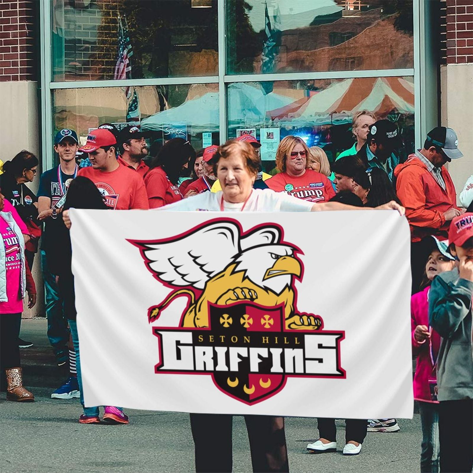 Seton Hill University Logo Banner Breeze Flag Double sided Outdoor Flags Home Flag Garden Flag 3 ...