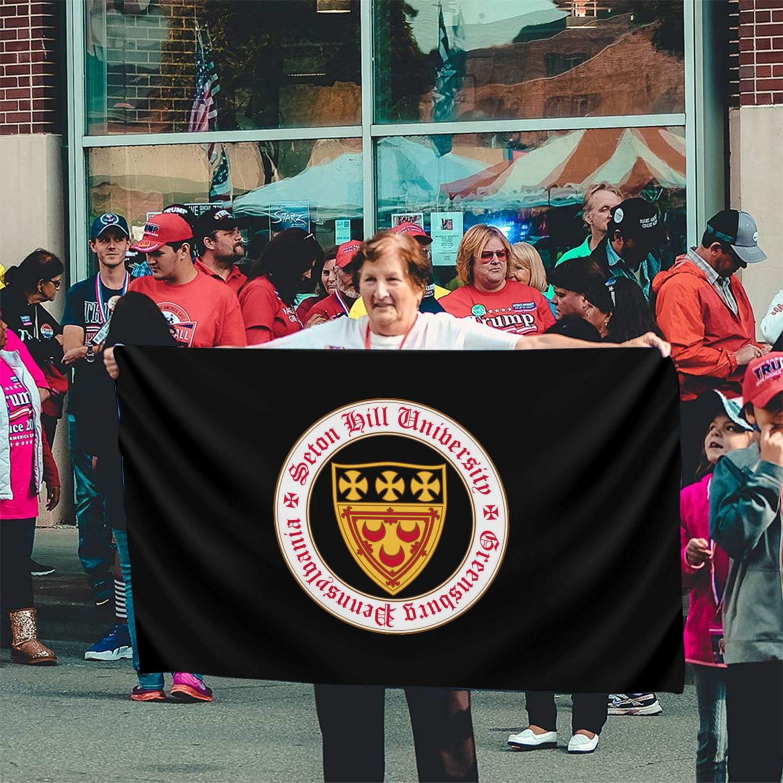 Seton Hill University Logo Banner Breeze Flag Outdoor Flags Home Flag Garden Flag 3 'X 5' Ft ...