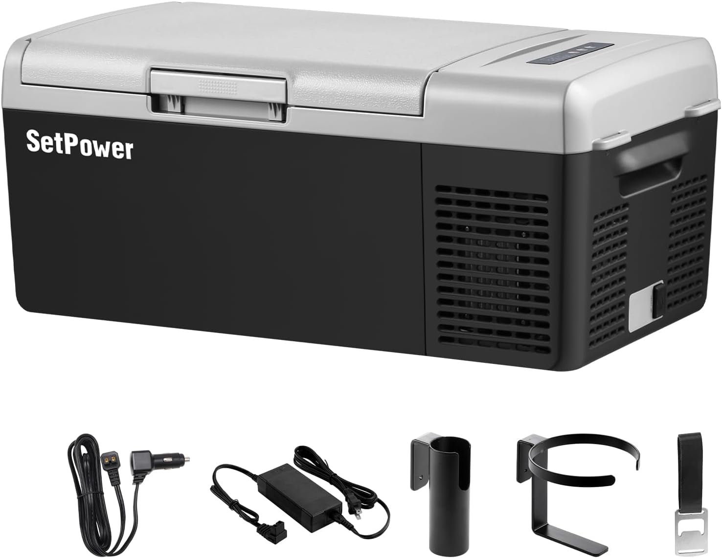 Setpower FC15 Portable Refrigerator Electric Cooler With AC Adapter,15L ...