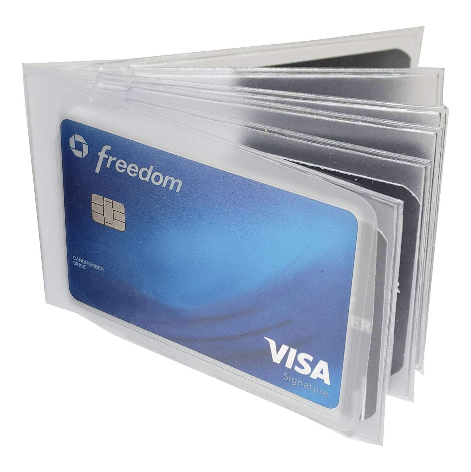 Sets of 2 Heavy Duty Vinyl Plastic for Secretary Bifold Wallet ...