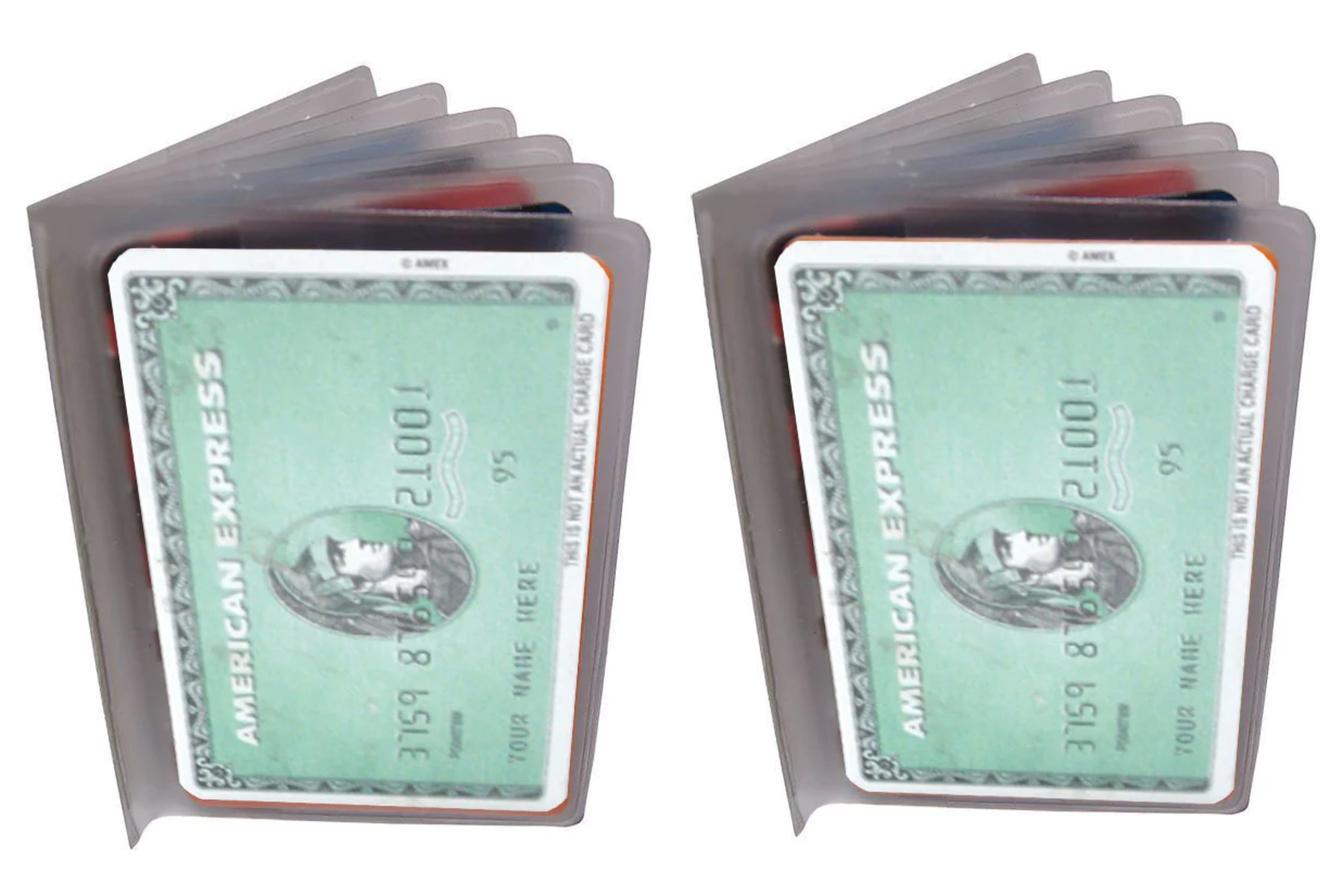 Sets of 2 Heavy Duty Vinyl Plastic for Secretary Trifold Wallet ...