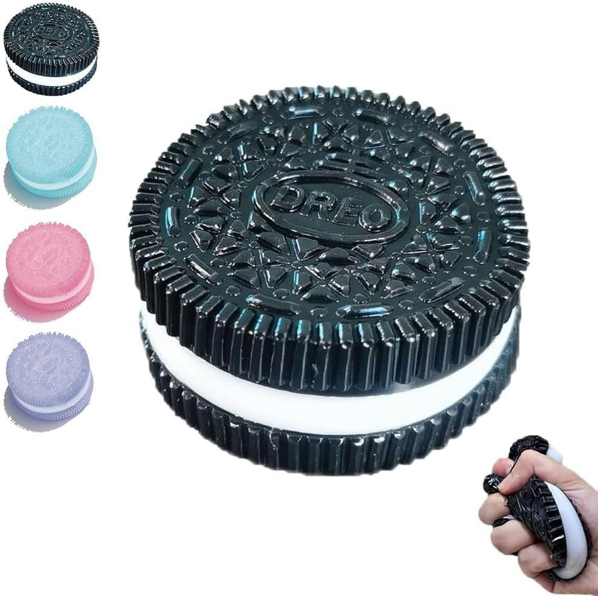 Sets of 4 Cookie Squishy,Taba Squishy 𝑶𝒓𝒆𝒐 Stress Relief Toy,Pinching ...