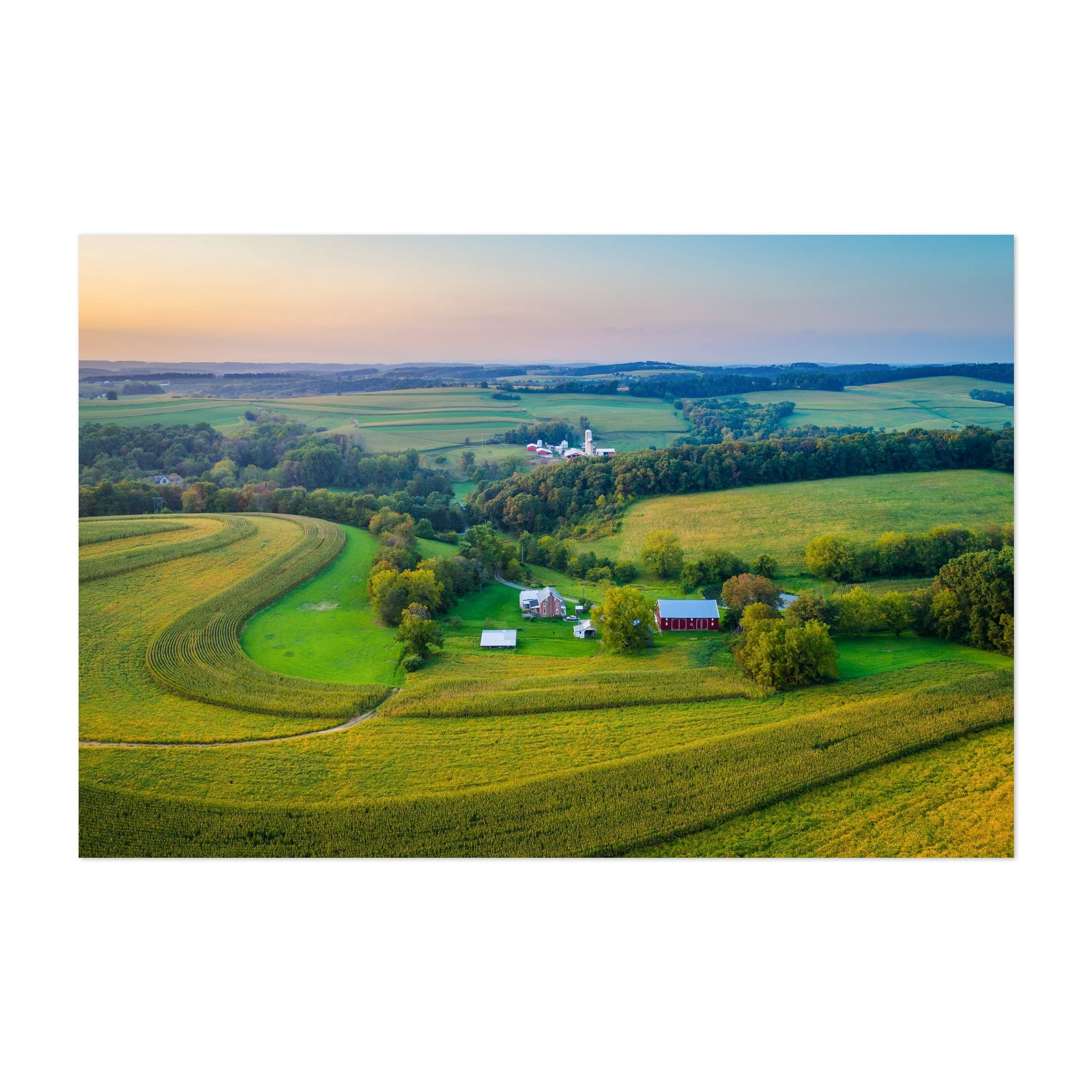 Setting in Glen Rock - Pennsylvania Photography Rural Landscape ...