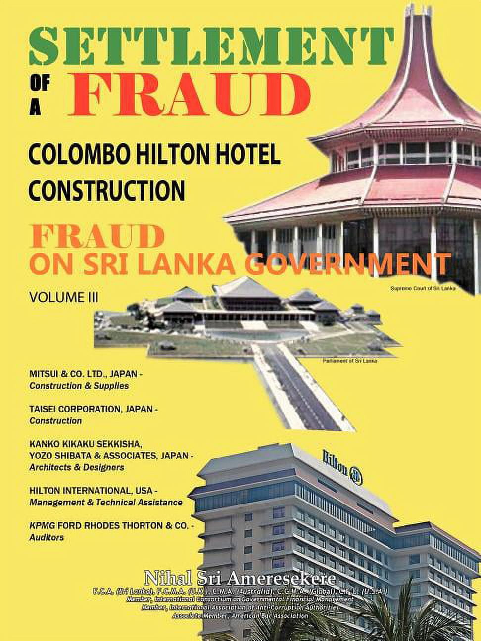 Settlement of a Fraud Colombo Hilton Hotel Construction : Fraud on Sri ...