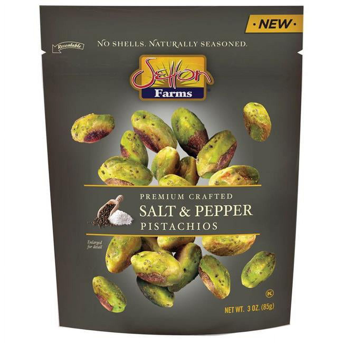Setton Farms 287928 3 oz Salt & Pepper Roasted Pistachios - Walmart.com