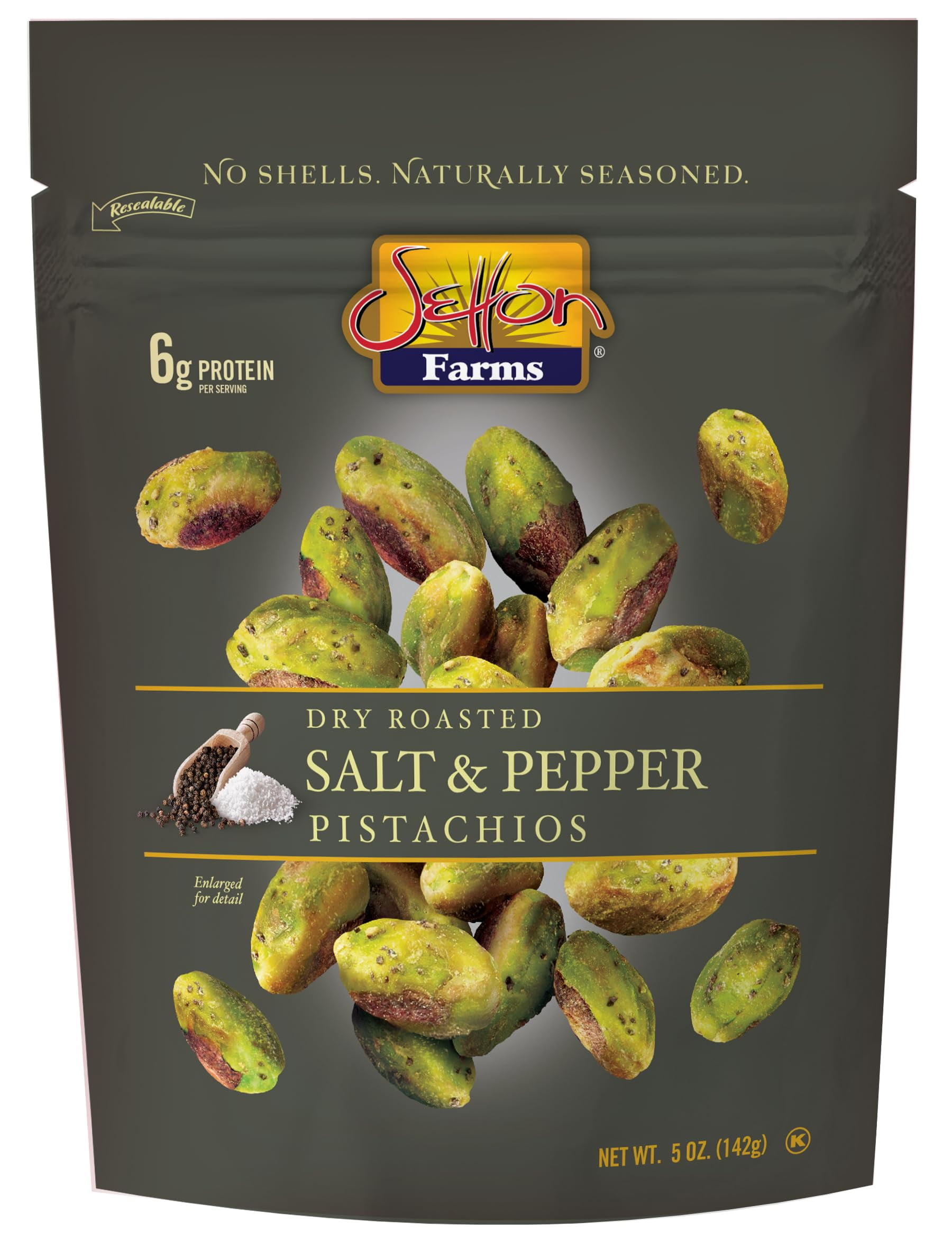 Setton Farms Naturally Seasoned BDF32 Pistachio Kernels, Salt and ...