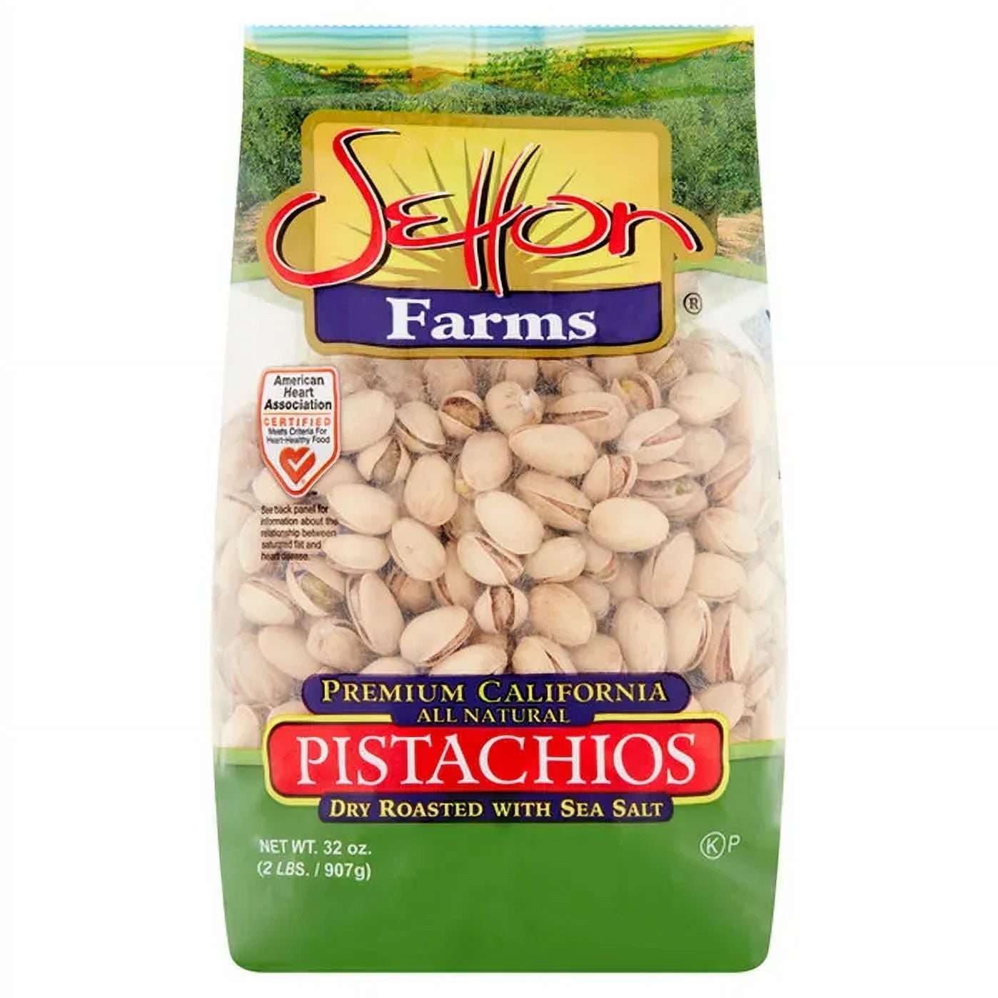 Setton Farms Premium Pistachios Dry Roasted with Sea Salt - 32 oz ...
