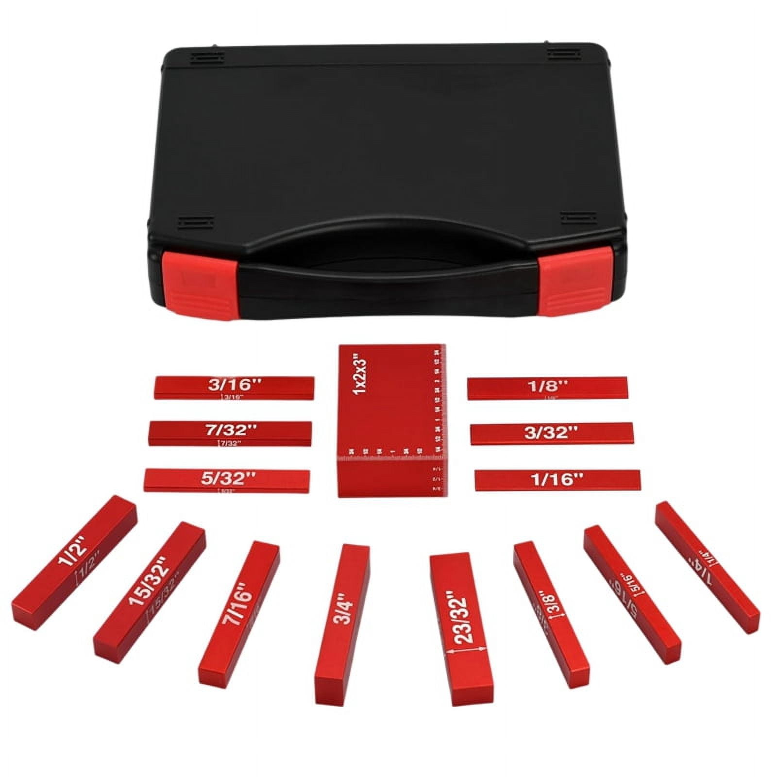 Setup Blocks Woodworking Height Gauge Set 15 Pcs of Set Up Bars, Router ...