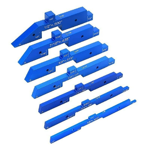 Setups Blocks Height Gauge Set for Router Table Cutter Accessories ...