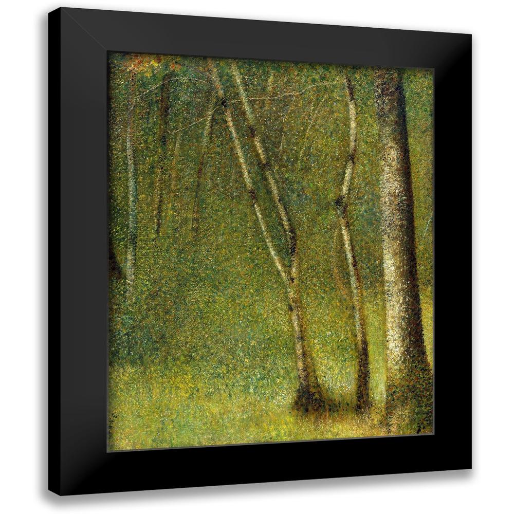 Seurat, Georges 12x14 Black Modern Framed Museum Art Print Titled - The ...