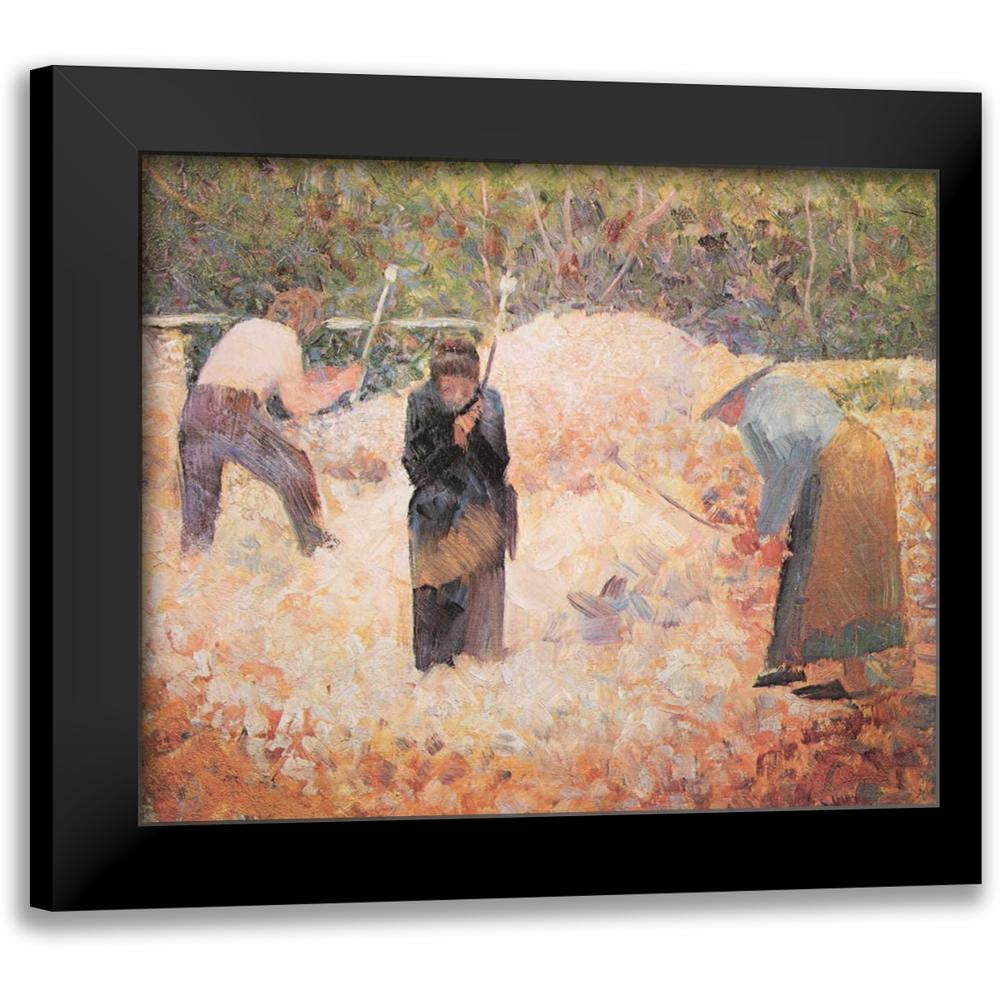 Seurat, Georges 17x15 Black Modern Framed Museum Art Print Titled - The ...