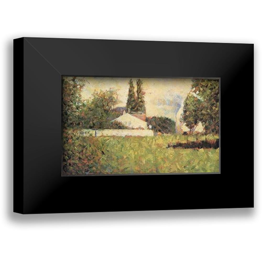 Seurat, Georges 24x16 Black Modern Framed Museum Art Print Titled ...
