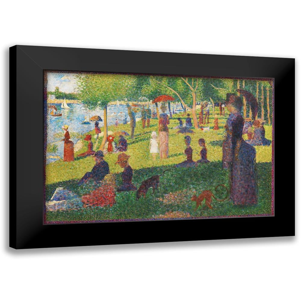 Seurat, Georges 24x18 Black Modern Framed Museum Art Print Titled ...