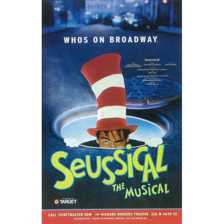 Anthony Blair Hall Seussical Playbill + Seussical + David Shiner