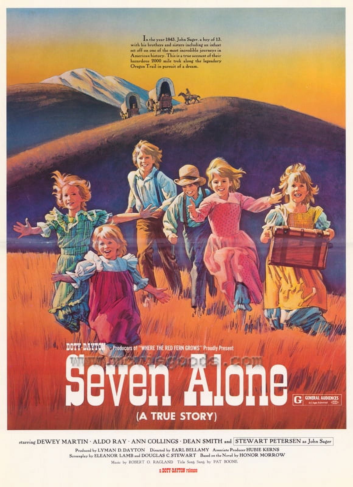 Seven Alone - movie POSTER (Style A) (27" x 40") (1974) - Walmart.com