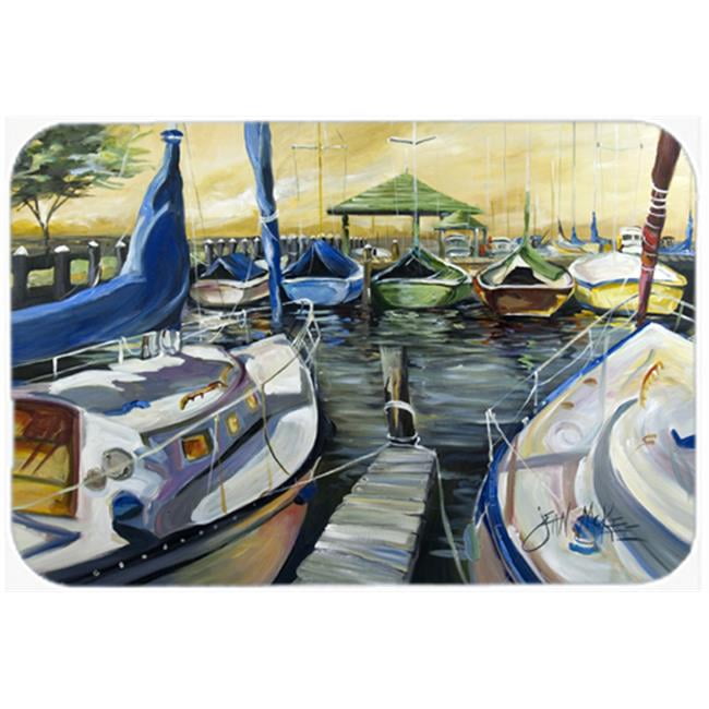 Seven Boats Sailboats Glass Cutting Board- Large - Walmart.com