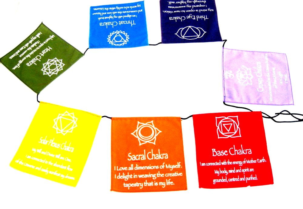 Seven Chakra Prayer Flag - Walmart.com