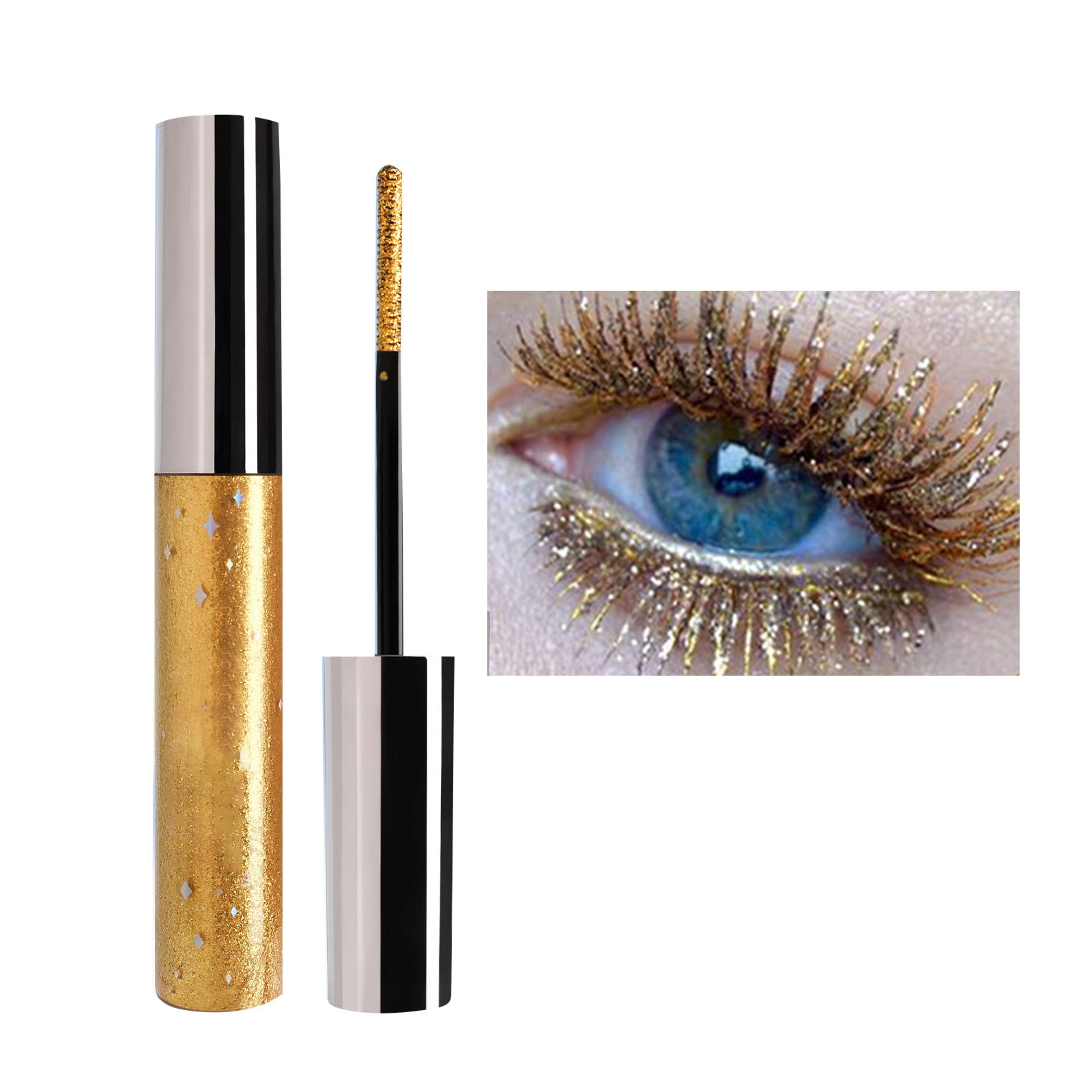 Seven Color Does Not Eyelashes Curly Hair Party Makeup Personality ...