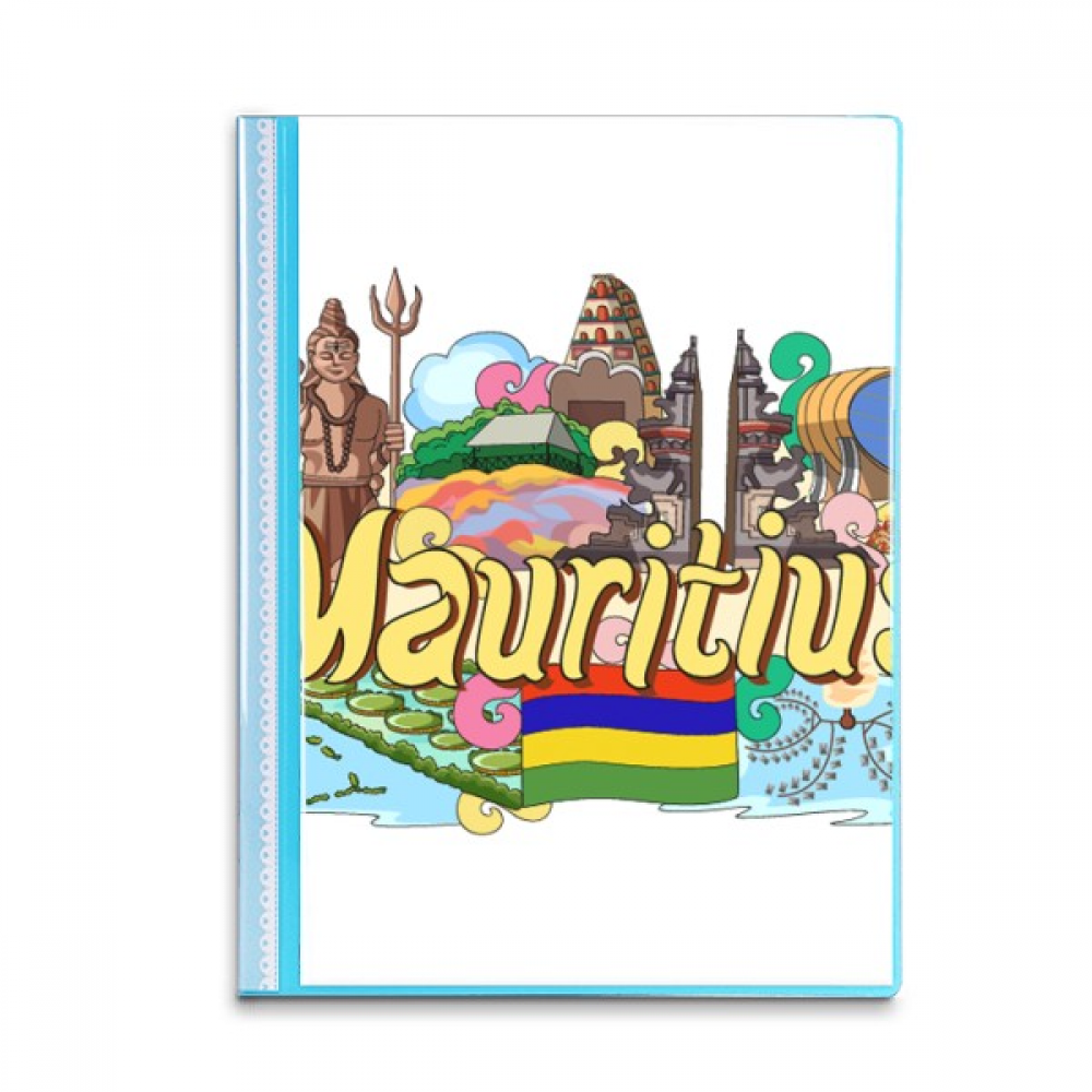 Seven Coloured Earth Mauritius Graffiti Book Sheet Protectors Portfolio ...