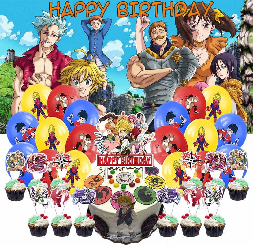 Seven Deadly Sins Birthday Set Party Decor Decorations for Kids ...
