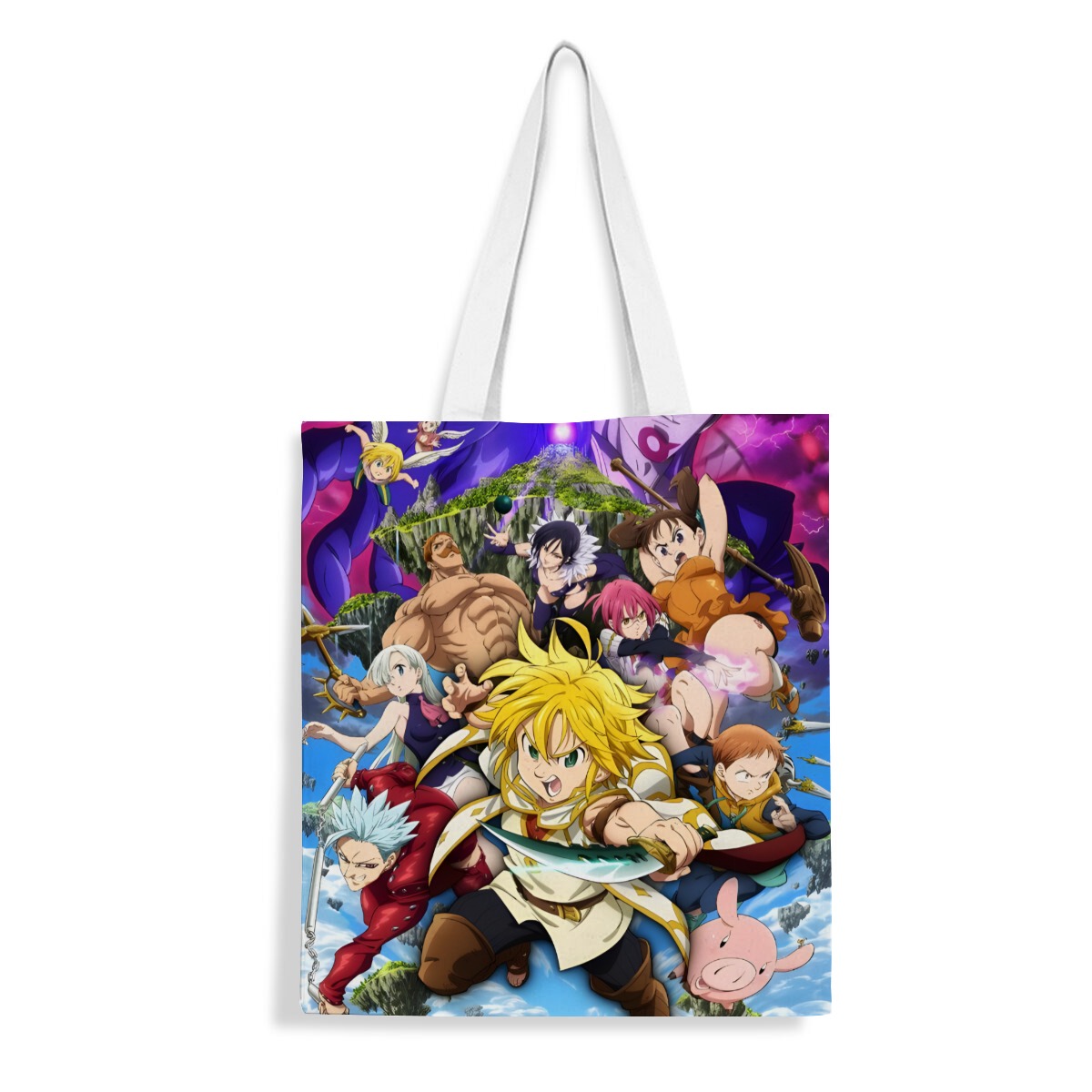 Seven Deadly Sins canvas Tote Bag Handbag: Aesthetic tote designed for ...