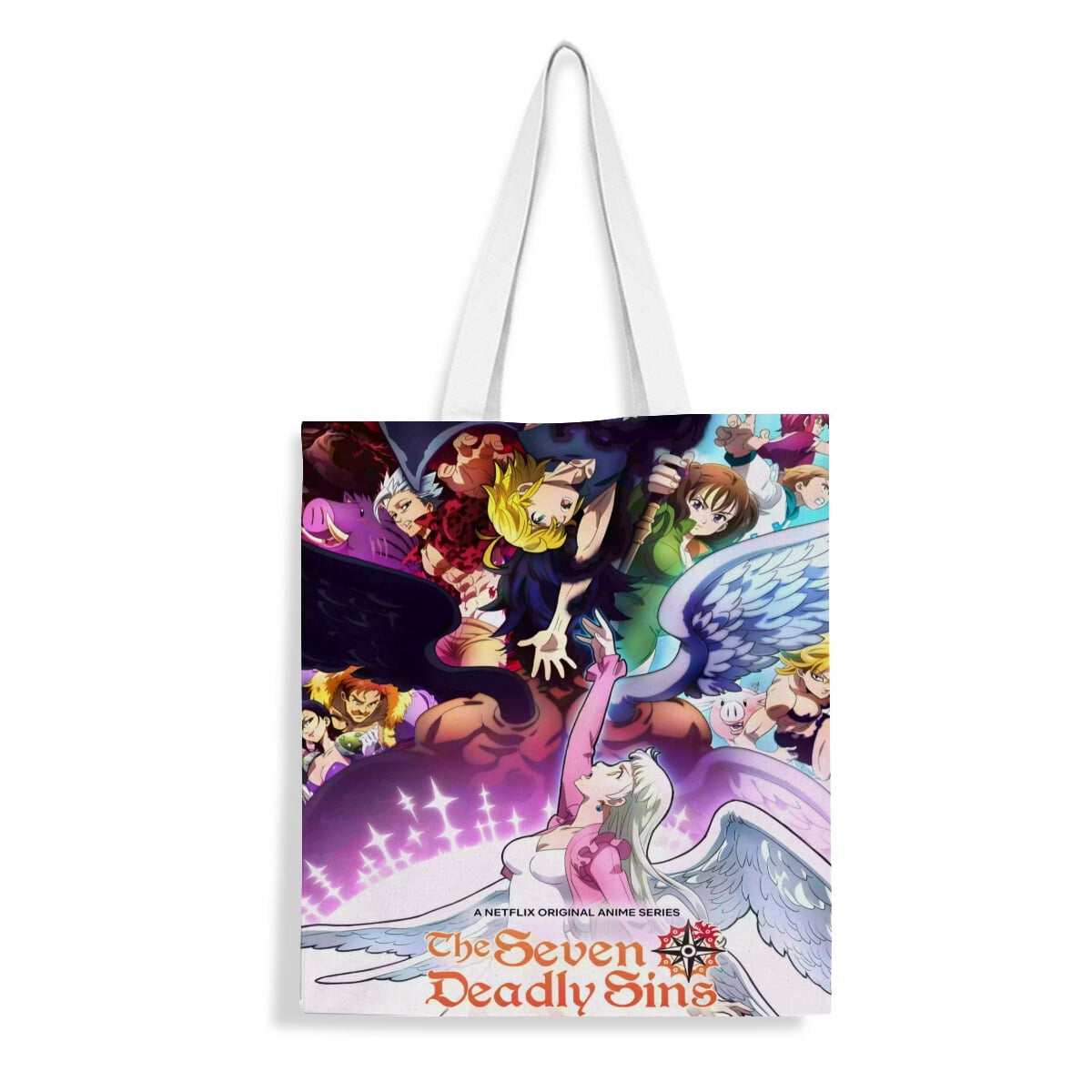 Seven Deadly Sins-theme canvas Tote Bag for Women Aesthetic Shopping ...