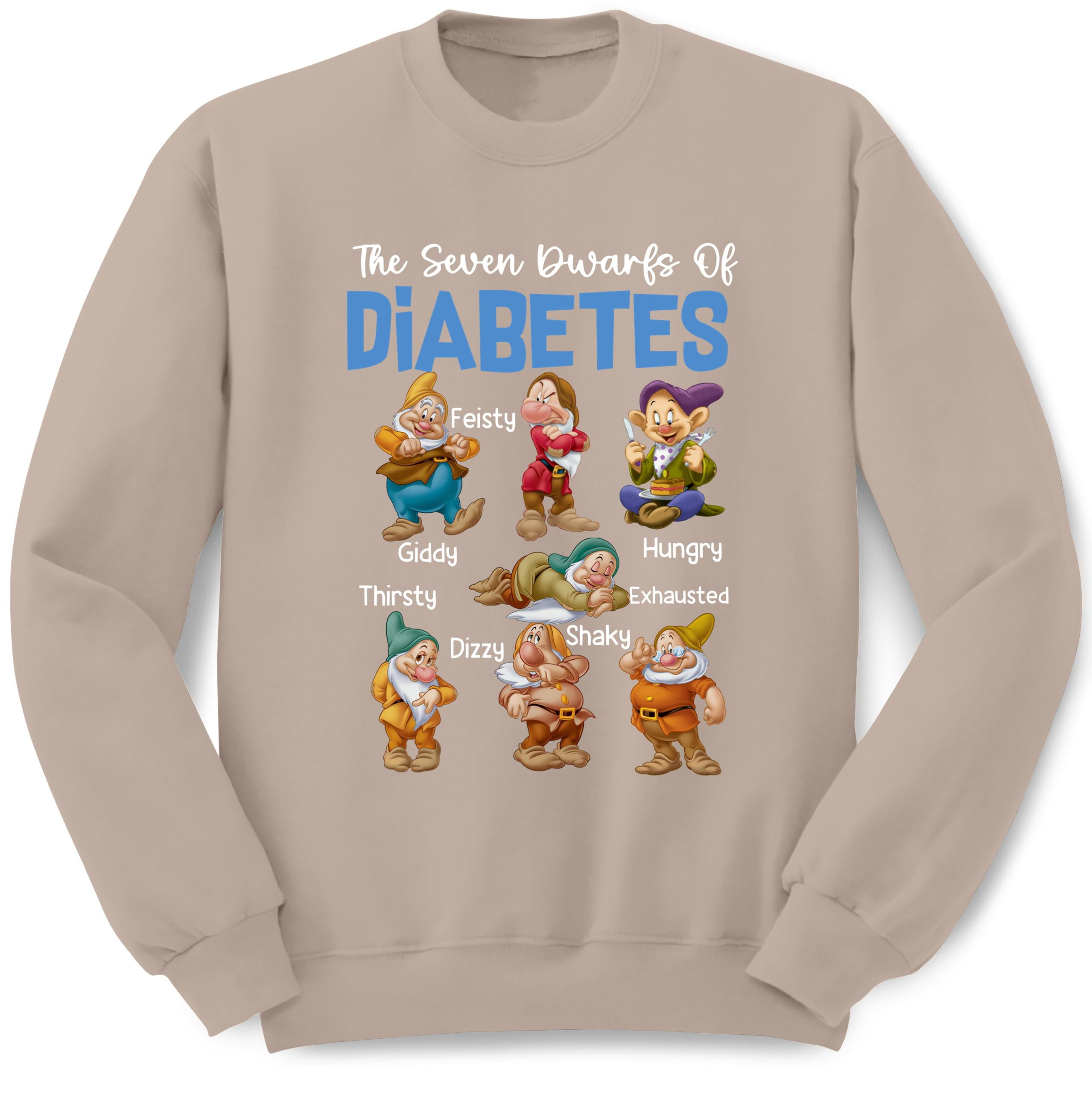 Seven Friendly Dwarfs Characters Inspired Shirt, Diabetes Awareness Tee ...