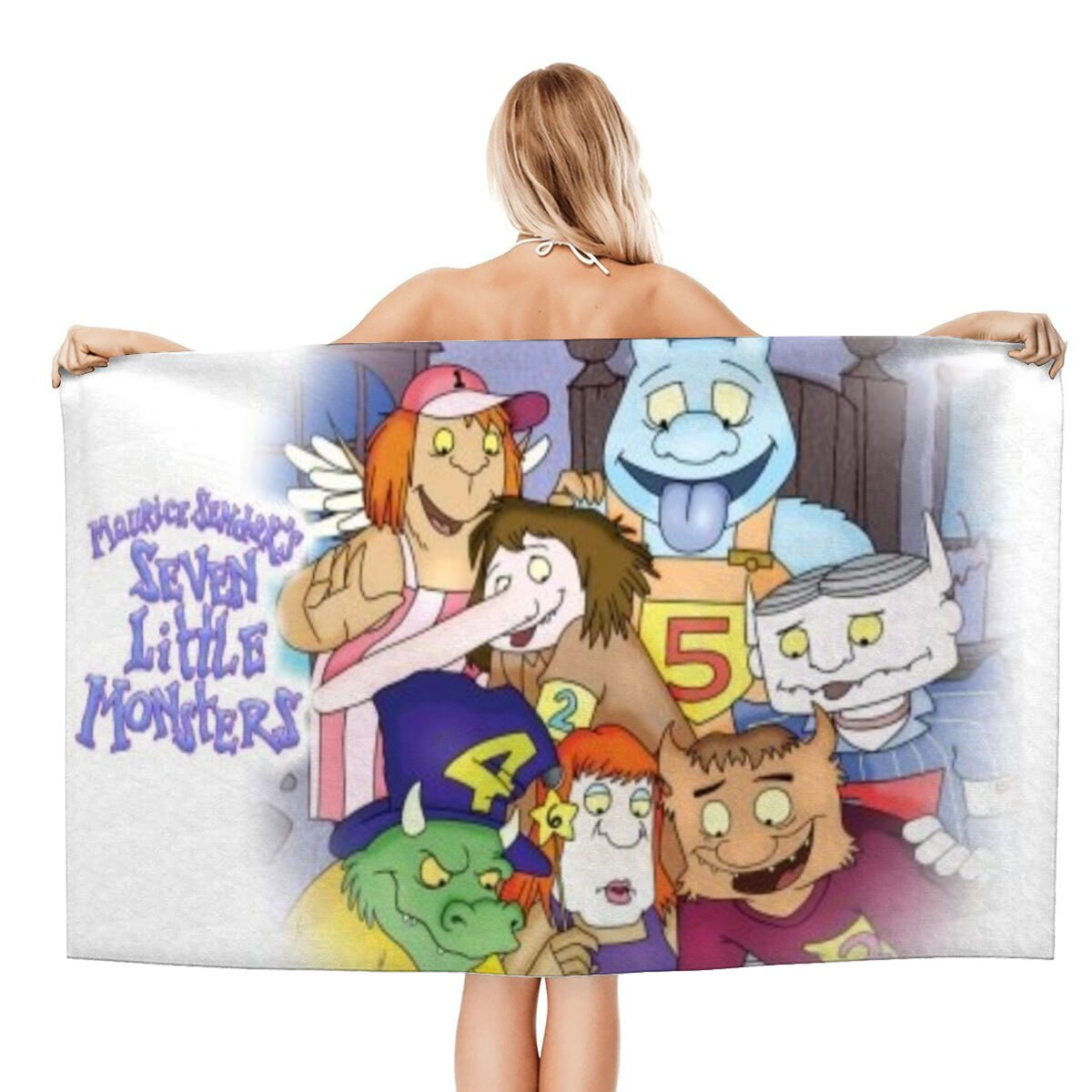 Seven Little Monsters Gifts Beach Towel for Women Girl Birthday ...