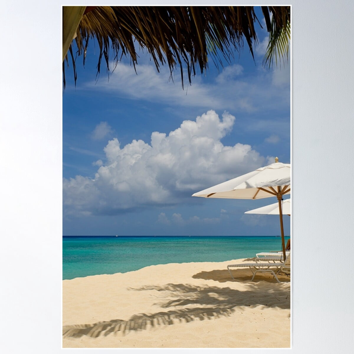 Seven Mile Beach, Grand Cayman Poster Wall Art, Modern Wall Decor For ...