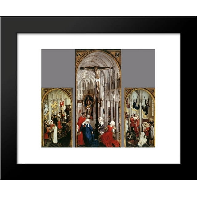 Seven Sacraments Altarpiece 20x24 Framed Art Print by Rogier van der Weyden - Walmart.com