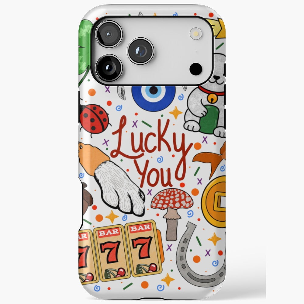 Seven Seven Seven Good Luck Symbols iPhone Case 17 through 11 Pro Max ...