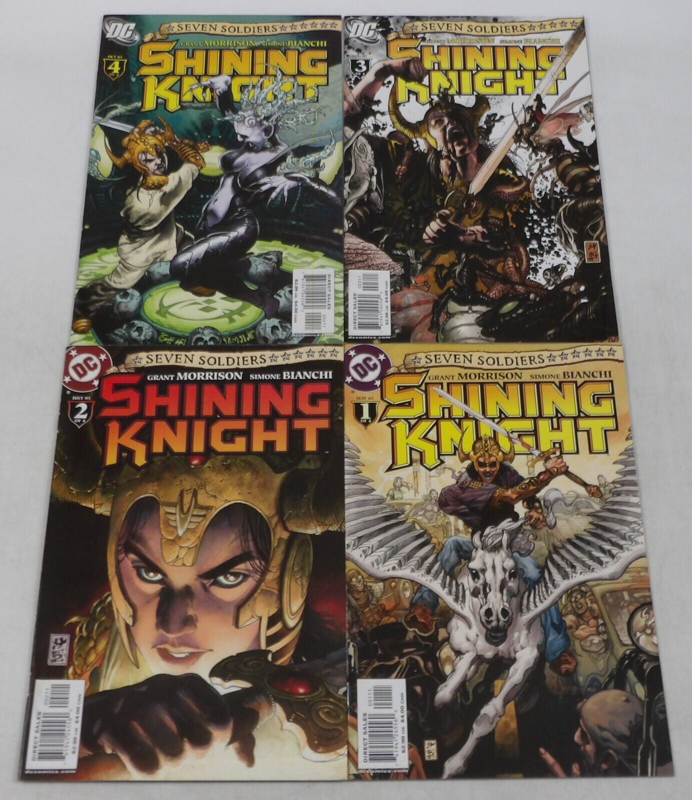 Seven Soldiers: Shining Knight #1-4 VF/NM complete series Vertigo ...
