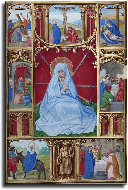 Seven Sorrows Of Mary Catholic Poster Canvas Wall Art Home Wall Decor ...