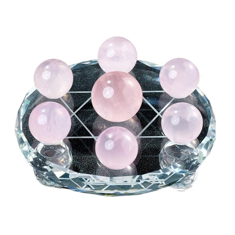 Seven-Star Array Wealth Crystal Balls, Five Elements Crystal Ball Feng ...