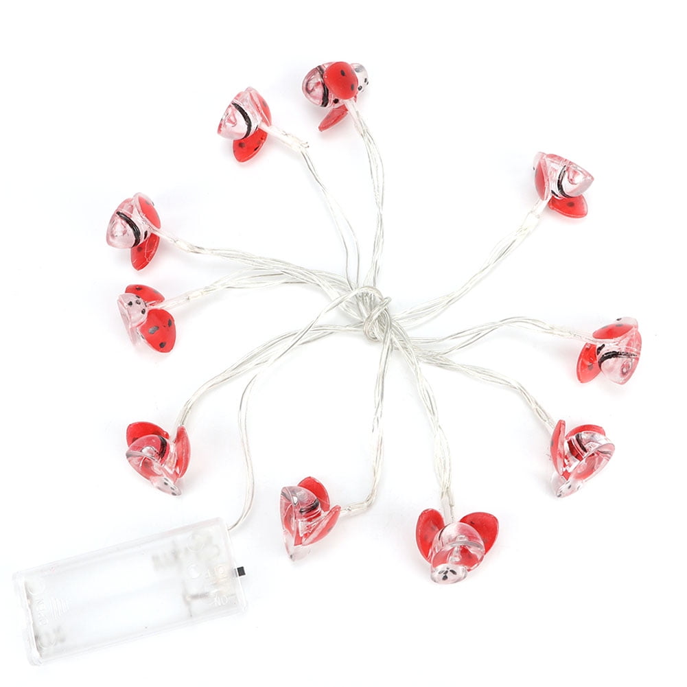 Seven-Star Ladybug Beetle LED String Lights Decorative Light for ...