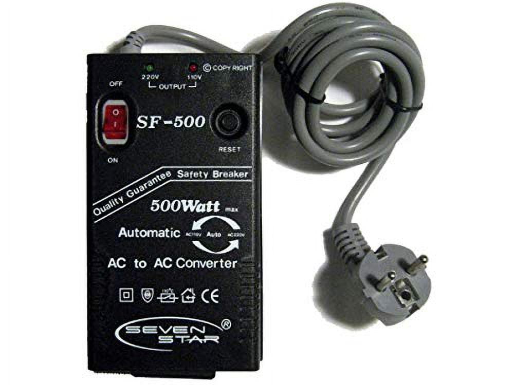 Seven Star SF500 500W 110v/220v 220v/110v Step Up/Down Automatic ...