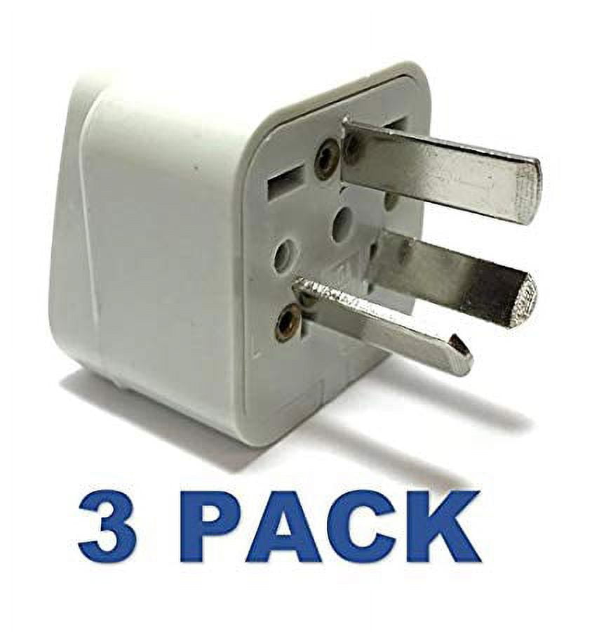 Seven Star Universal Travel Plug Adapters For Australia, New Zealand, China Multi Pack (3 Pack ...