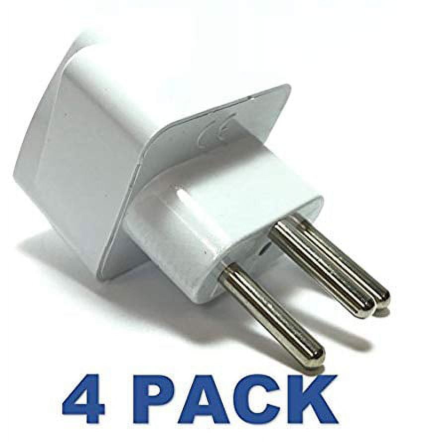 Seven Star Universal Travel Plug Adapters For Switzerland Multipack (4 Pack, Universal to ...