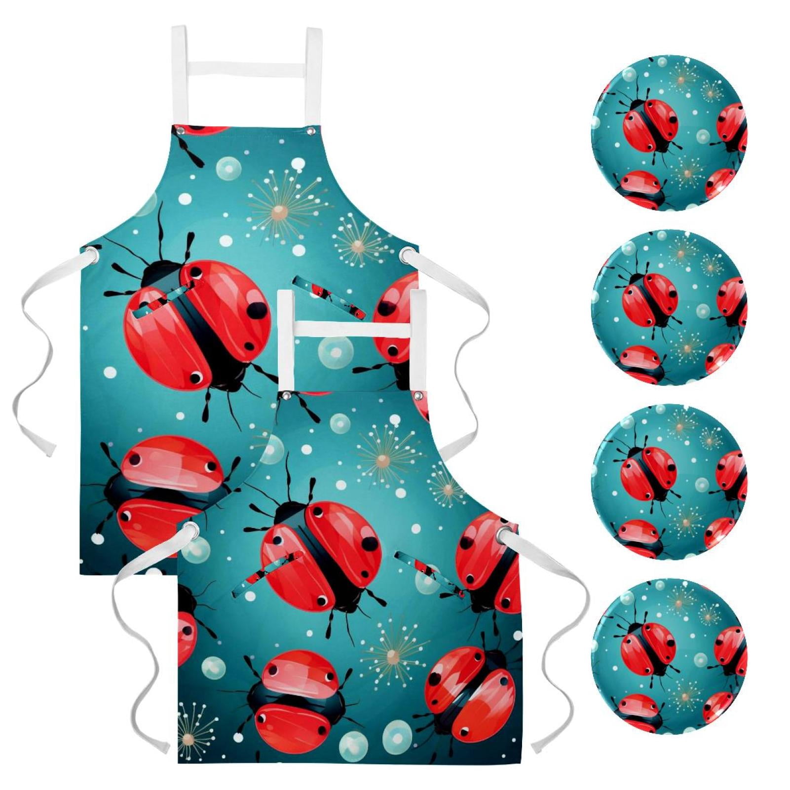 Seven Starred Iadybird 2 Pack Waterproof Button Kit with Pockets and ...