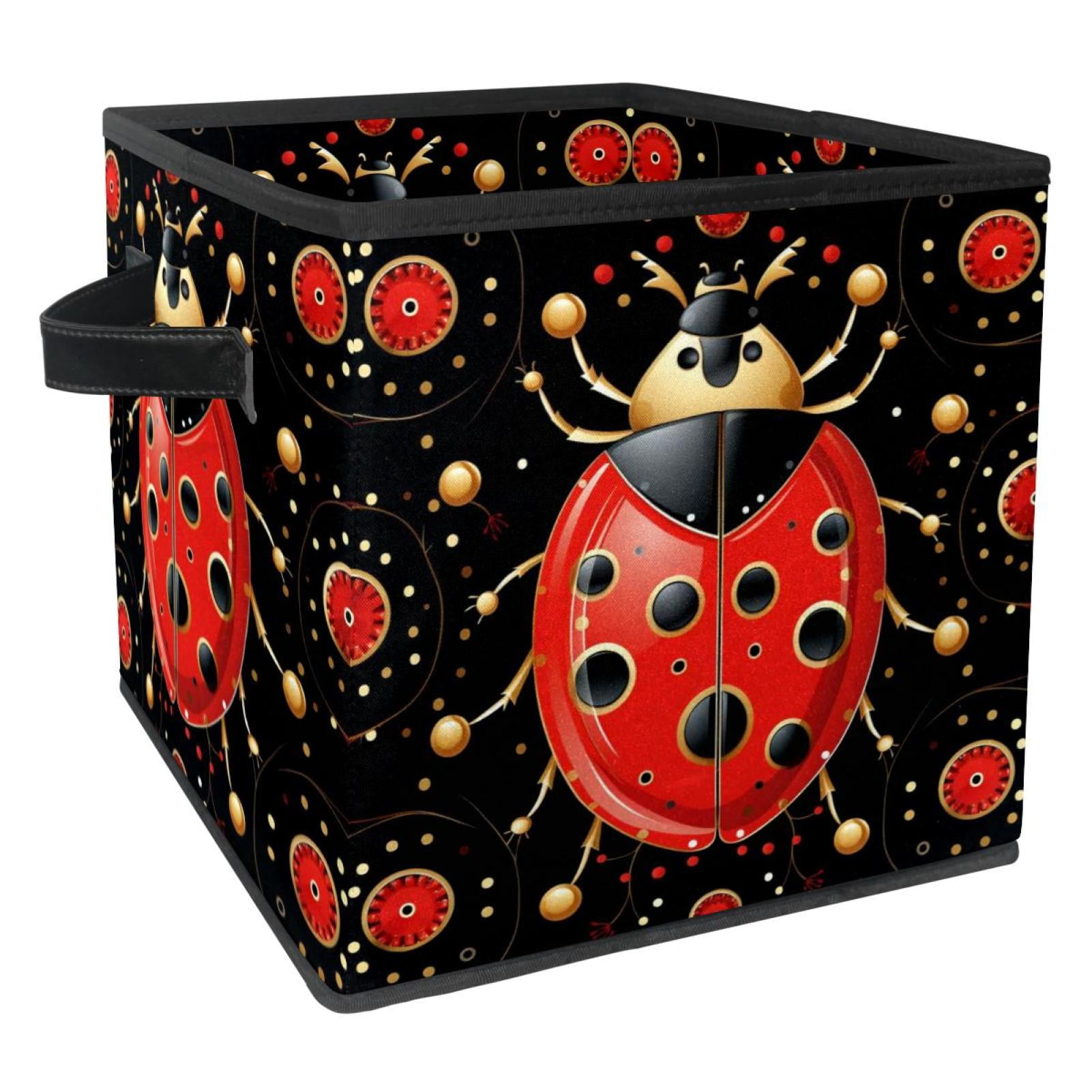 Seven Starred Iadybird Large Capacity Foldable Toy Box Storage Bin ...