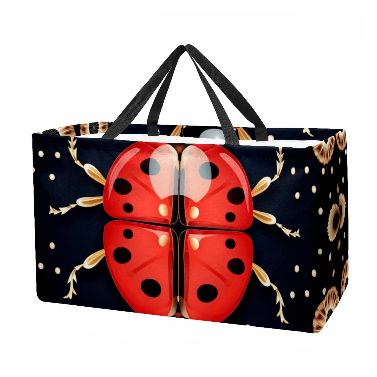 Seven Starred Iadybird Large Capacity Reusable Foldable Oxford Cloth ...